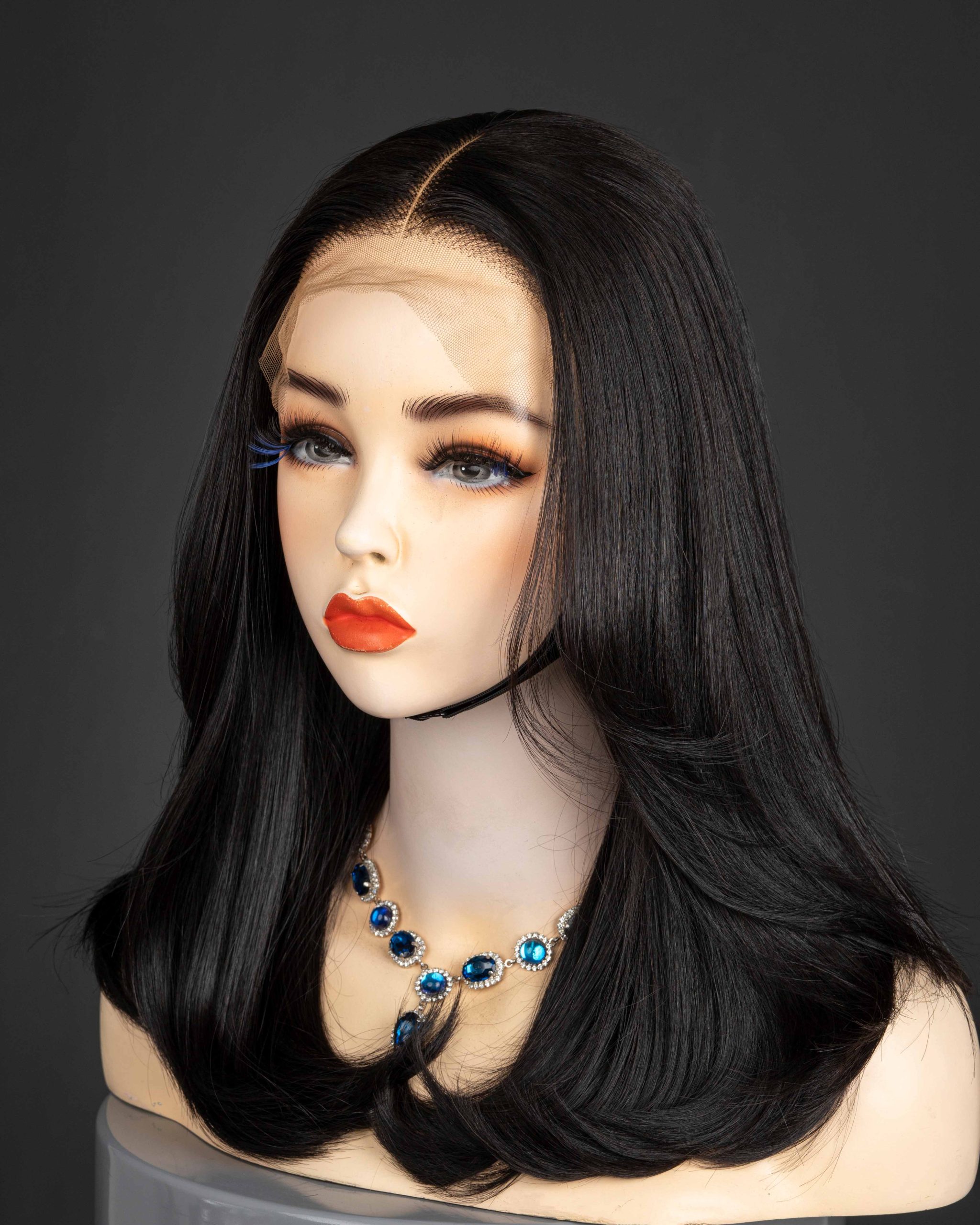 16” layered bone straight bob Wig – Vietnamhairluxury